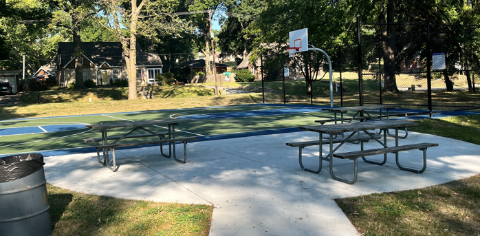Basketball Court at Buffalo Bill Cody Park | Leavenworth, Kansas